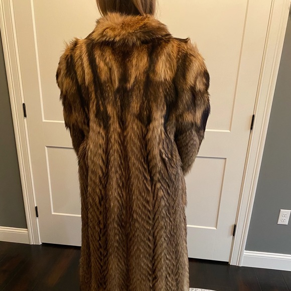 Jackets & Coats | Tanuki Full Length Fur Coat Worn A Handful Of Times ...